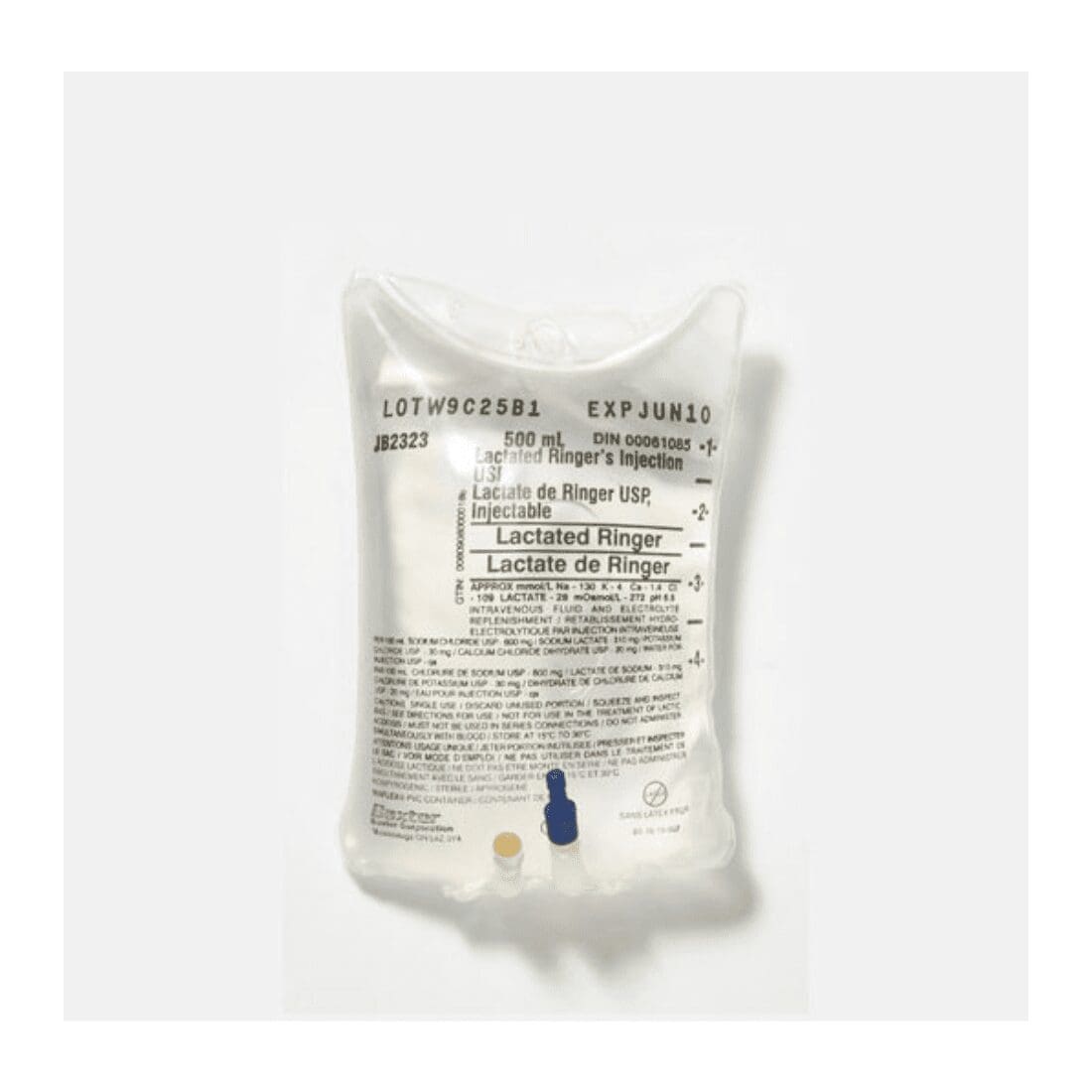 Dextrose 5% 500ml Bag For Injection USP - Nuvior